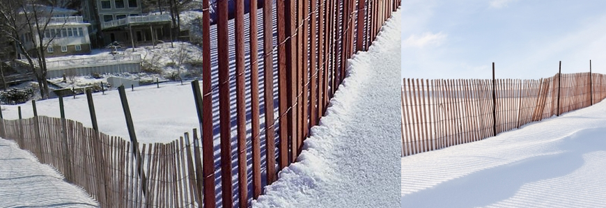 Wooden Snow Fence - Snow Fence & Mesh - Plastic Fence & Mesh